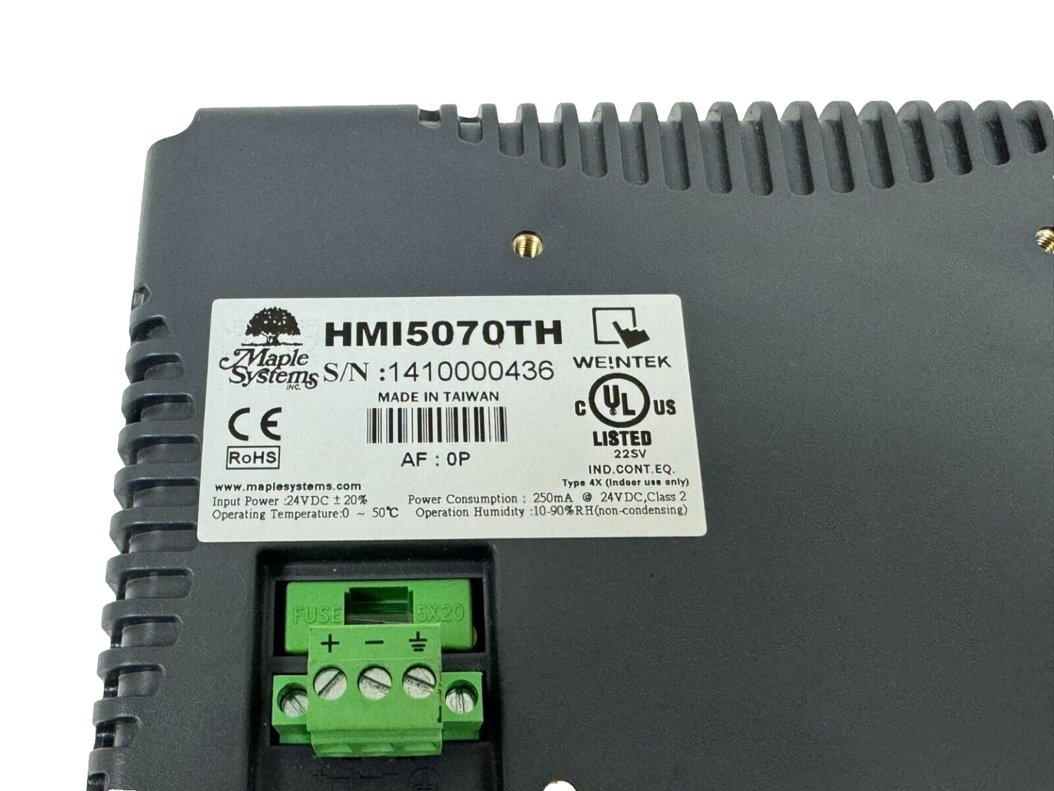 USED MAPLE SYSTEMS HMI5070TH TOUCH PANEL - SB Industrial Supply, Inc.