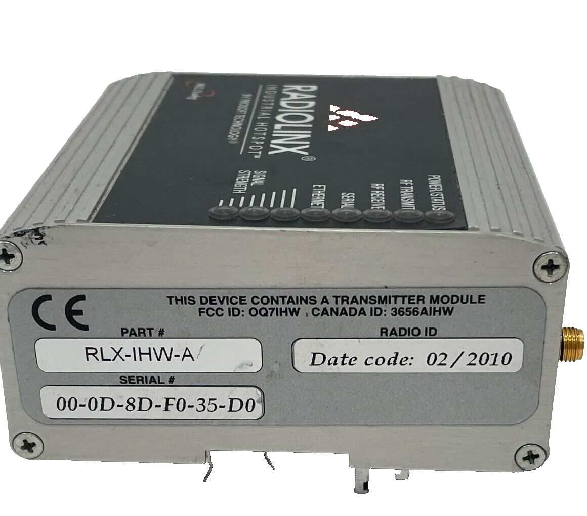 USED PROSOFT TECHNOLOGY RLX-IHW-A INDUSTRIAL HOTSPOT RLXIHW RLXIHWA ...