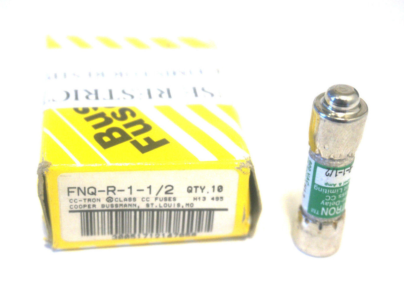 7 NEW BUSSMANN FNQ-R-1-1/2 FUSES FNQR112 - SB Industrial Supply, Inc.