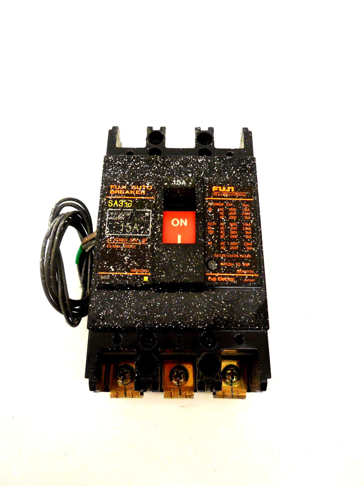 FUJI ELECTRIC SA33B CIRCUIT BREAKER - SB Industrial Supply, Inc.