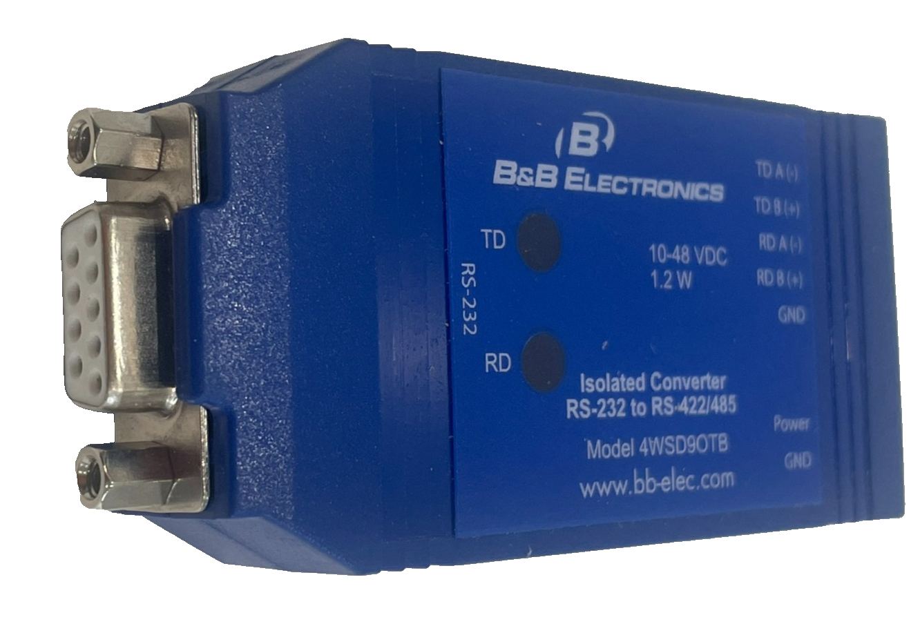NEW ADVANTECH B&B SMARTWORX 4WSD9OTB ISOLATED CONVERTER 9 PIN - SB ...