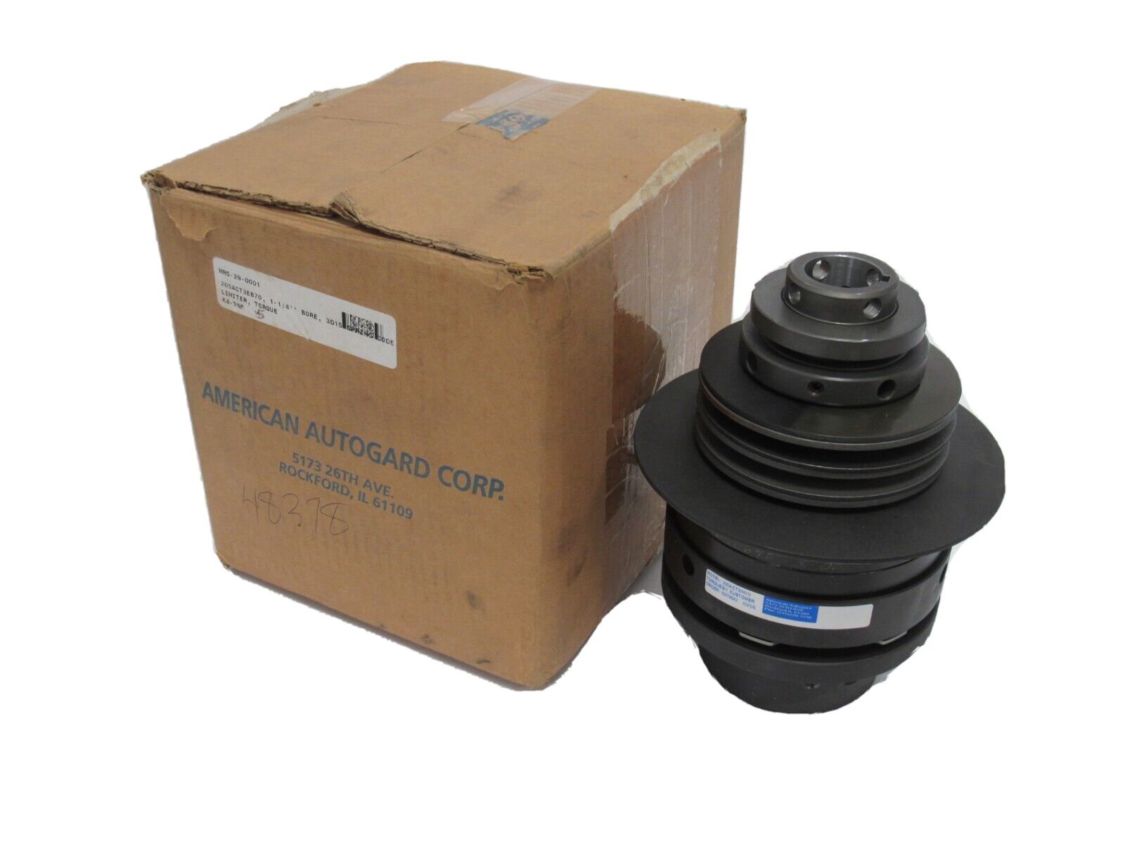 NEW AMERICAN AUTOGARD 205ACT3/HVII TORQUE LIMITER 1-1/4" BORE ...