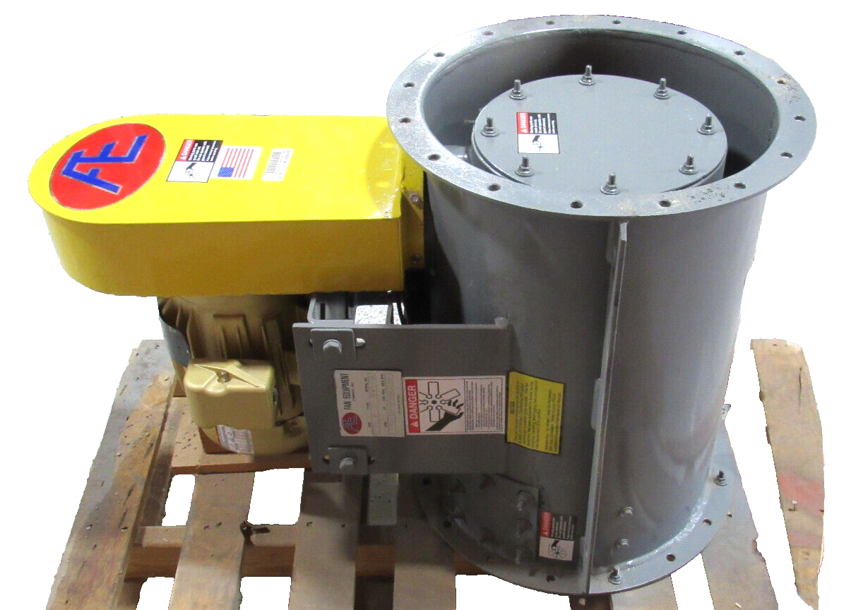 NEW FAN EQUIPMENT CO. TYPE BCS BLOWER 3HP EM3660T SIZE 2 2400CFM - SB ...