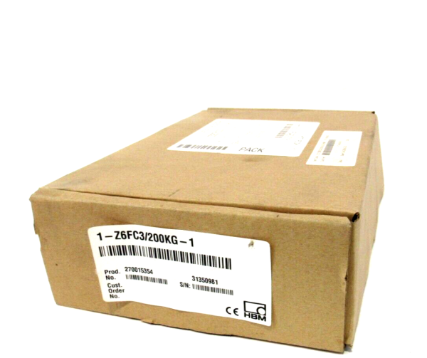 NEW HBM Z6FC3/200KG LOAD CELL Z6FC3200KG - SB Industrial Supply, Inc.