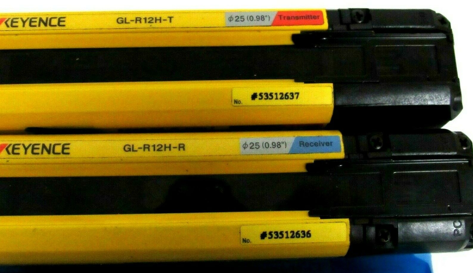 NEW KEYENCE GL-R12H LIGHT CURTAIN TRANSMITTER AND RECEIVER GLR12H - SB ...