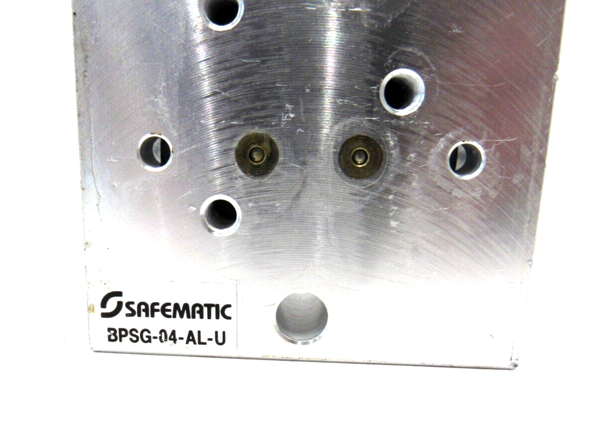 NEW LINCOLN INDUSTRIAL / SAFEMATIC BPSG-04-AL-U BASE PLATE 12384150 ...