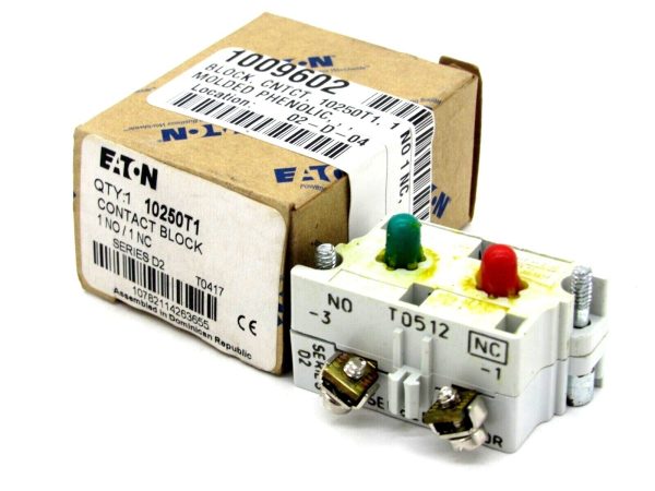 NEW LOT OF 2 EATON 10250T1 CONTACT BLOCK - SB Industrial Supply, Inc.