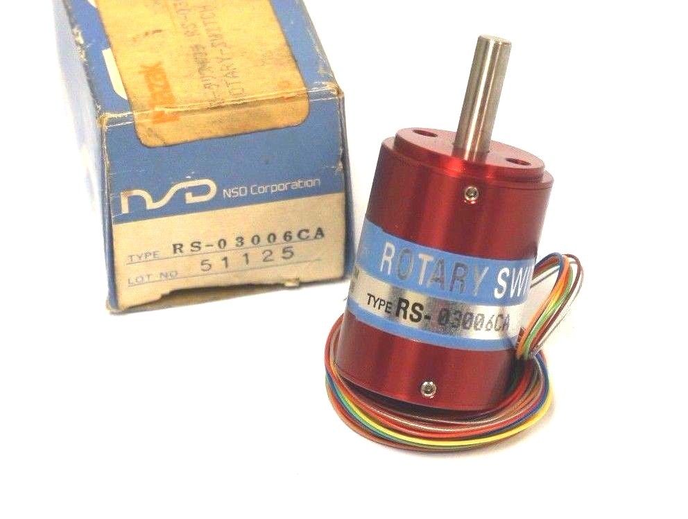 NEW NSD CORP. / MAZAK RS-03006CA ROTARY SWITCH RS03006CA - SB ...