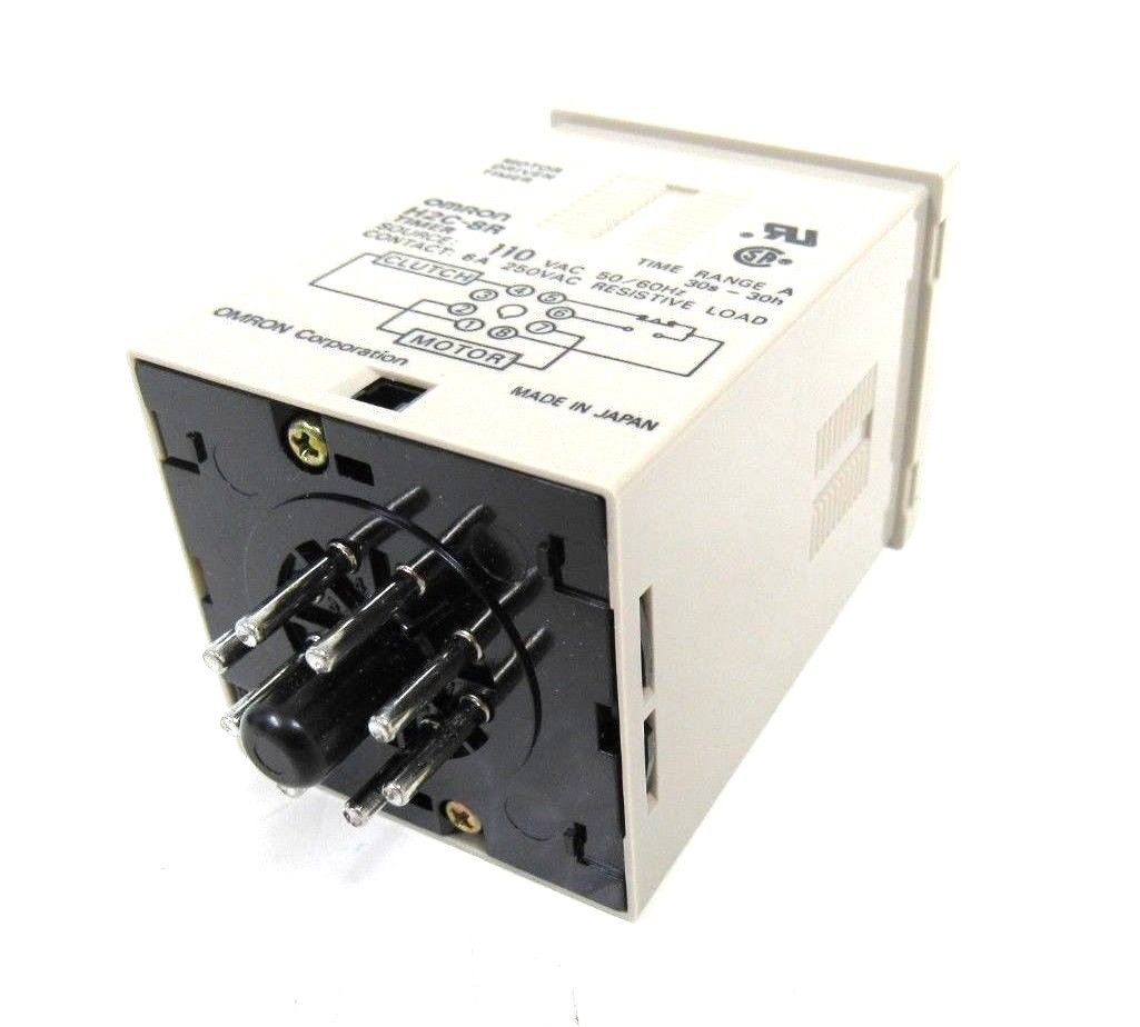 NEW OMRON H2C-8R MOTOR TIMER H2C8R 110VAC - SB Industrial Supply, Inc.