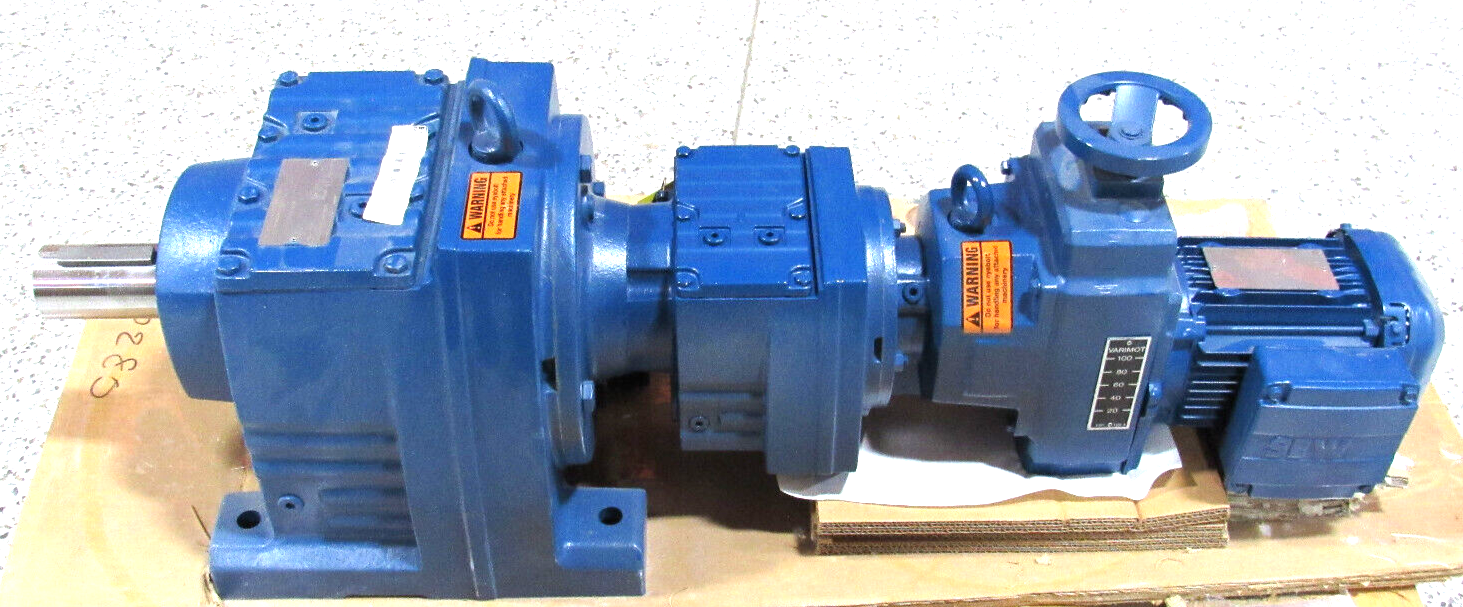 NEW SEW EURODRIVE R87R57D16B VARIABLE SPEED GEARMOTOR 400:1 DRS71M4/DH ...