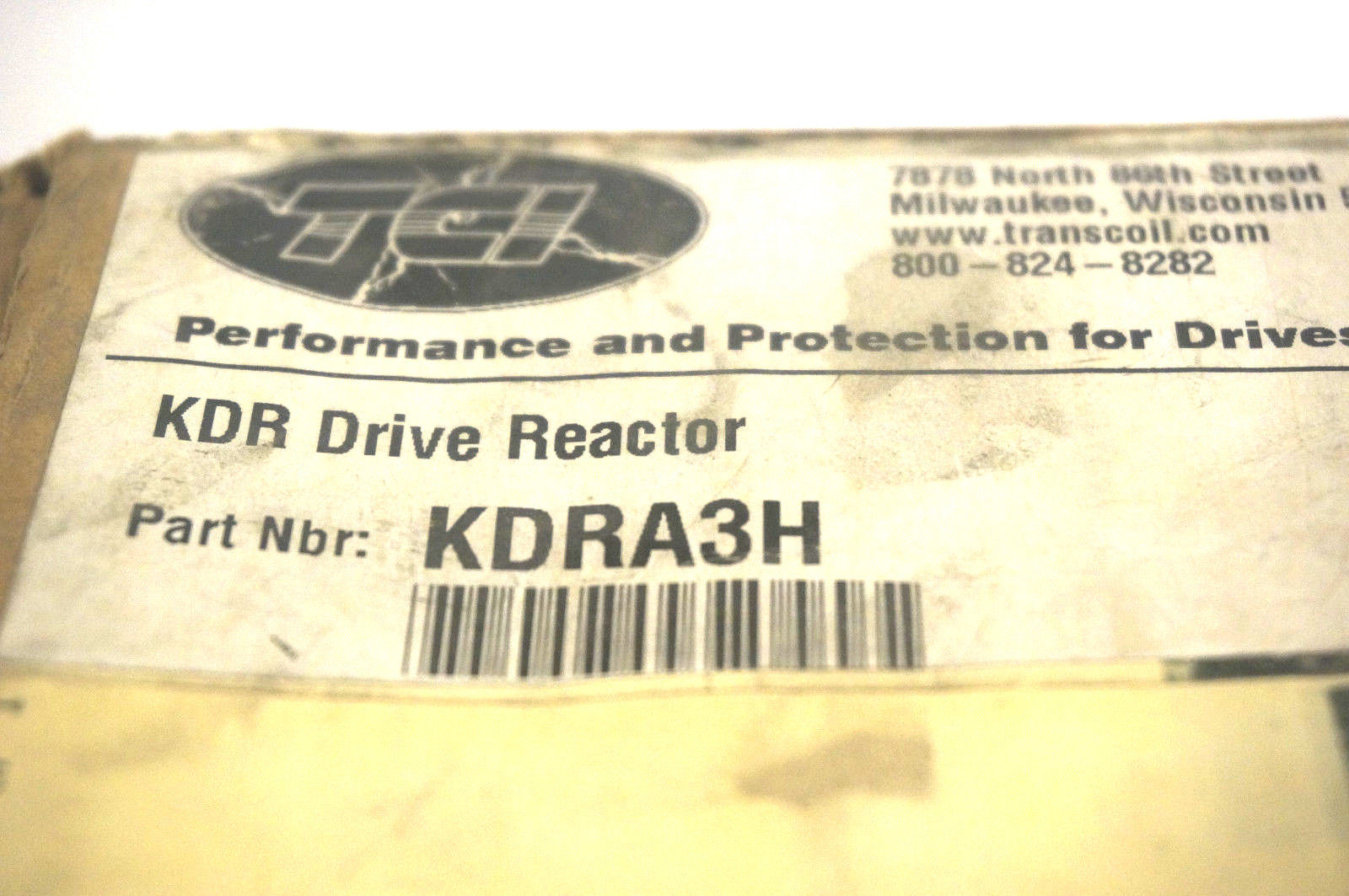 NEW TCI TRANS COIL KDRA3H DRIVE REACTOR - SB Industrial Supply, Inc.