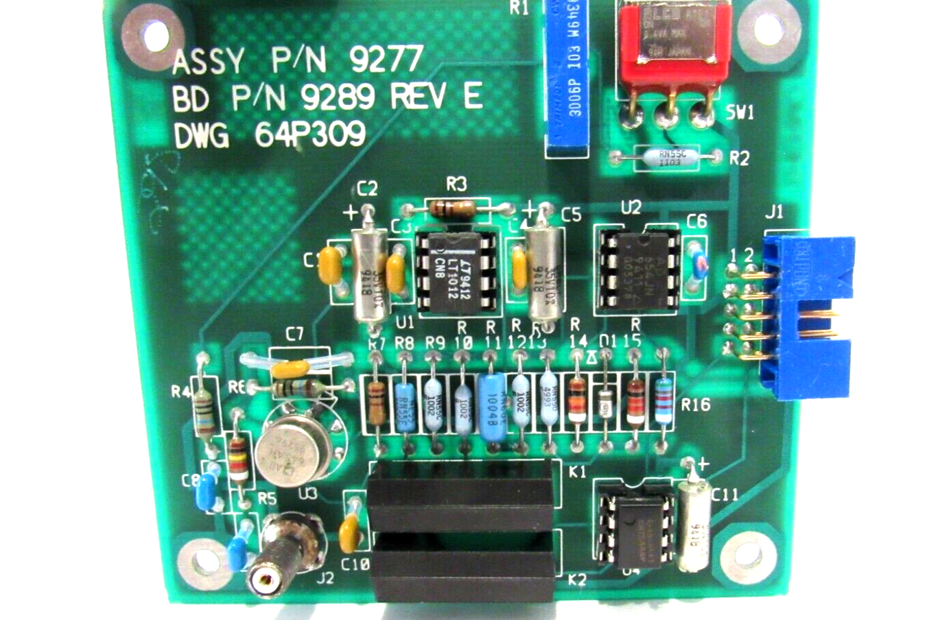 NEW THERMO SCIENTIFIC ASSY. P/N 9277 BD P/N 9289 REV.E CIRCUIT BOARD ...