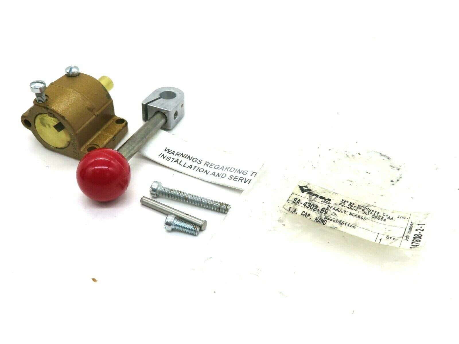 NEW VERSA VALVE SA-4302-69 HAND LEVER CAP SA430269 - SB Industrial ...
