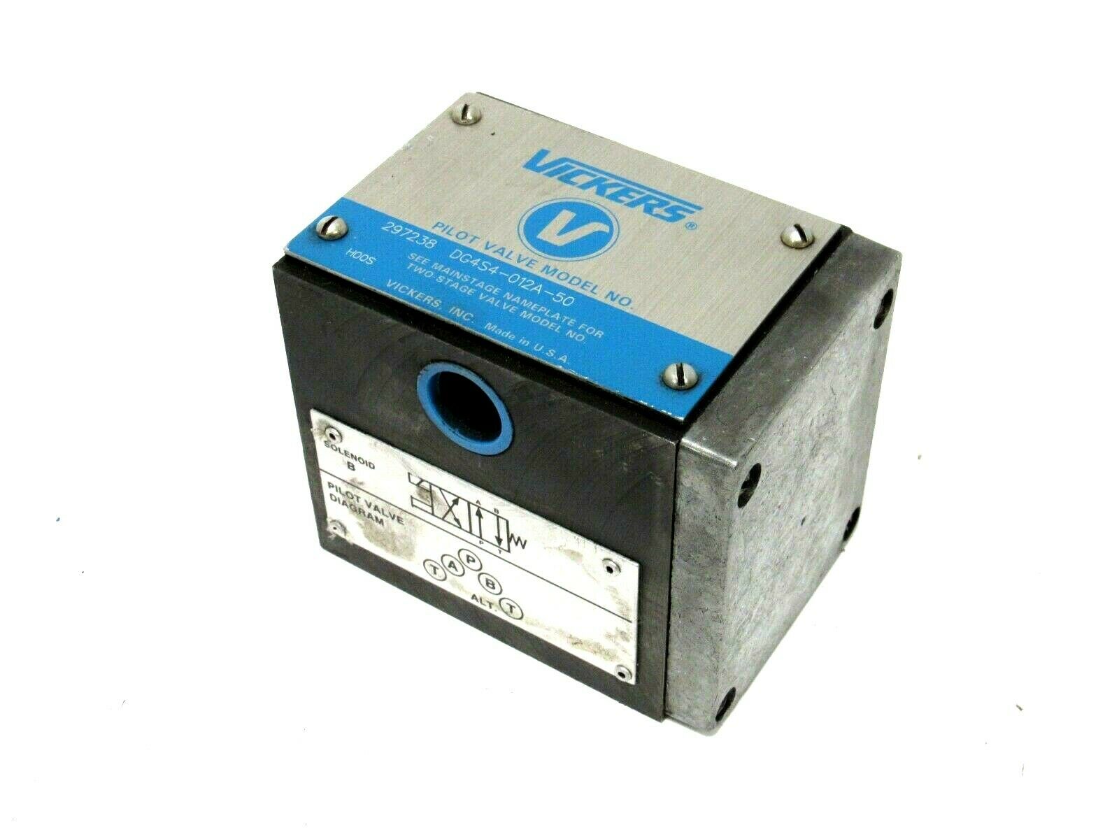NEW VICKERS DG4S4-012A-50 VALVE 297238 DG4S4012A50 - SB Industrial ...