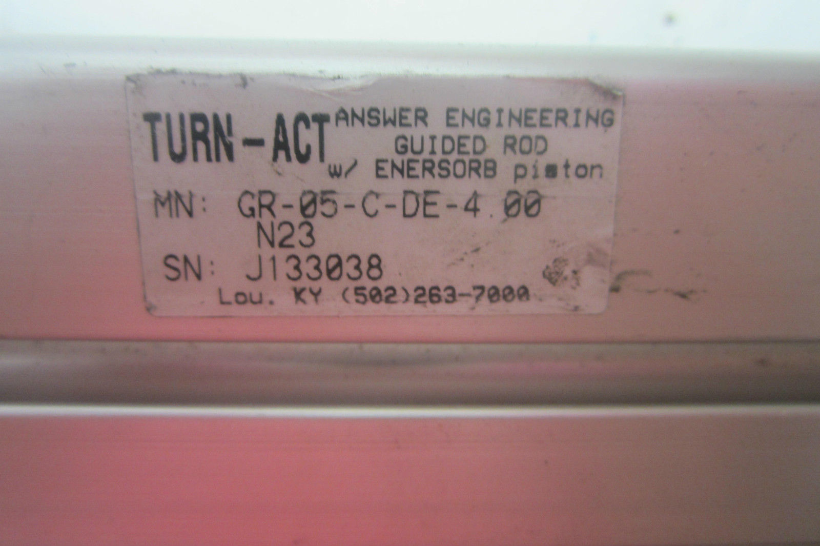 TURN-ACT GR-05-C-DE-4.00 N23 AIR SLIDE GR05CDE400N23 - SB Industrial ...