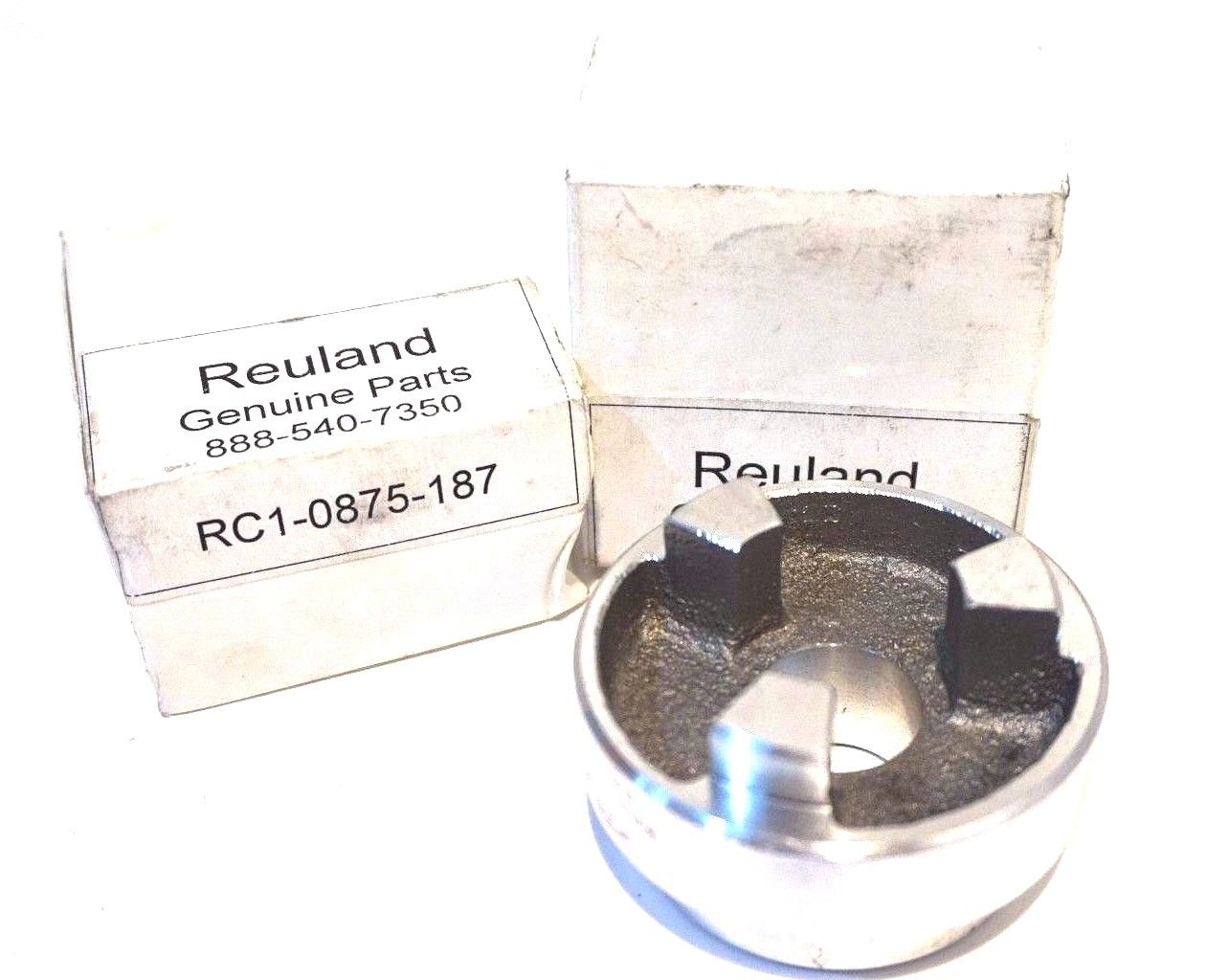 2 NEW REULAND RC1-0875-187 COUPLING HALVES RC10875187 - SB Industrial ...