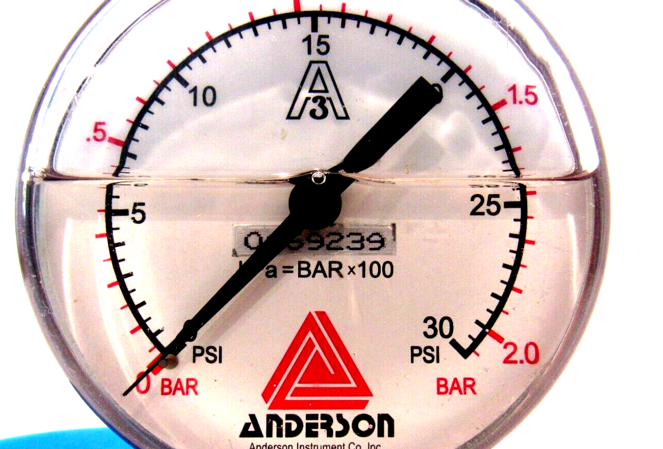 NEW ANDERSON 0169239 PRESSURE GAUGE 0-30 PSI - SB Industrial Supply, Inc.