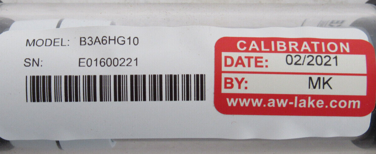 NEW AW-LAKE B3A6HG10 FLOW METER - SB Industrial Supply, Inc.