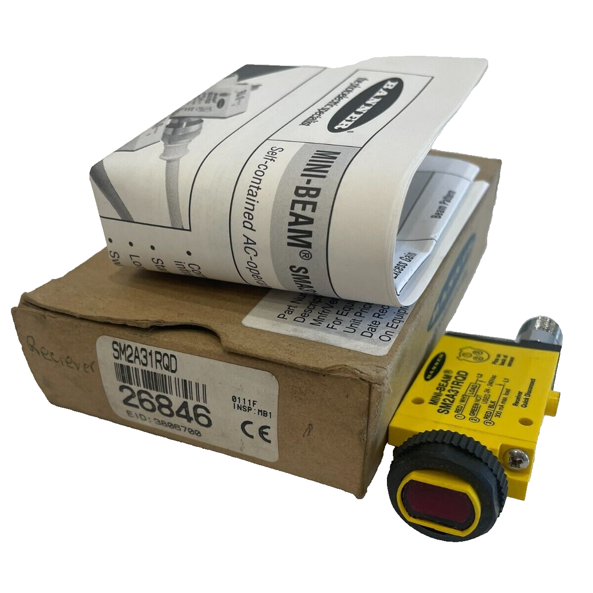 NEW BANNER ENGINEERING SM2A31RQD MINI BEAM 26846 - SB Industrial Supply ...