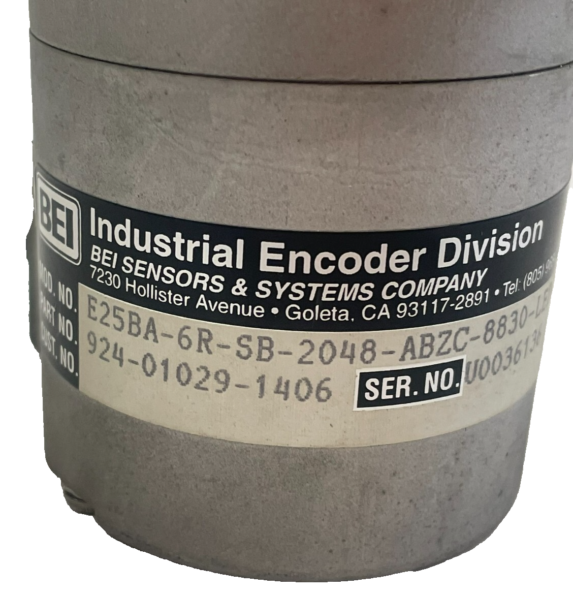 NEW BEI E25BA-6R-SB-2048-ABZC-8830-LED-SM18 ENCODER 924-01029-1406 - SB ...