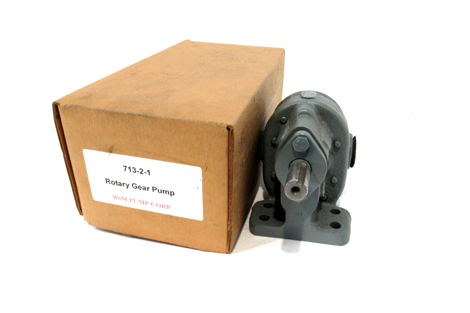 NEW BSM PUMP 713-2-1 GEAR PUMP 71321 - SB Industrial Supply, Inc.