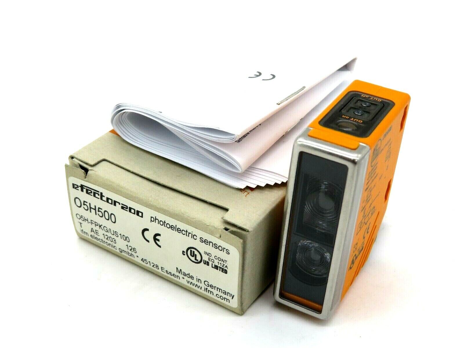 NEW EFECTOR O5H-FPKG/US100 PHOTOELECTRIC SENSOR O5H500 O5HFPKGUS100 ...