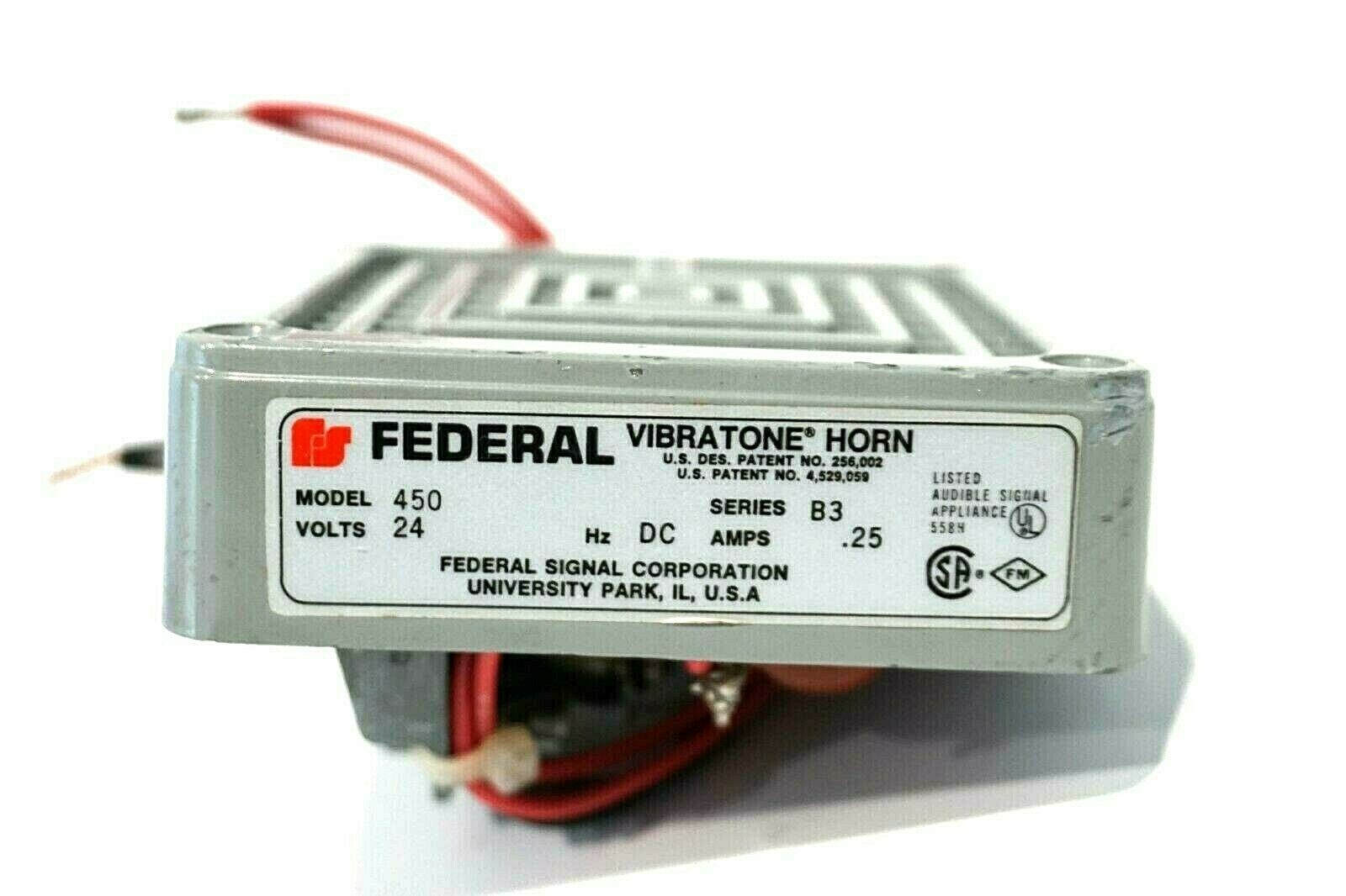 NEW FEDERAL SIGNAL MODEL 450 VIBRATONE HORN SER.B3 - SB Industrial ...