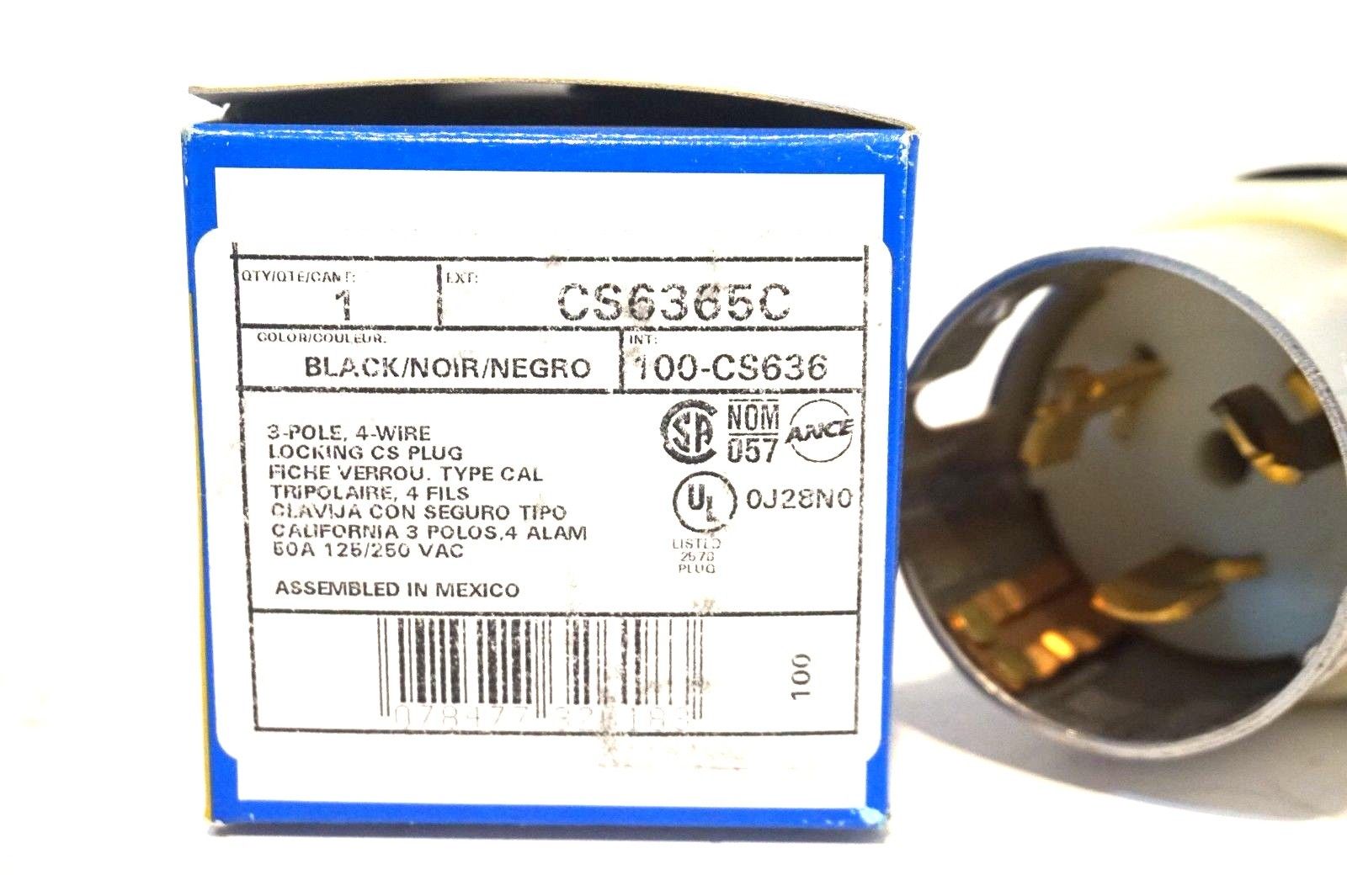 NEW LEVITON CS6365C LOCKING PLUG - SB Industrial Supply, Inc.