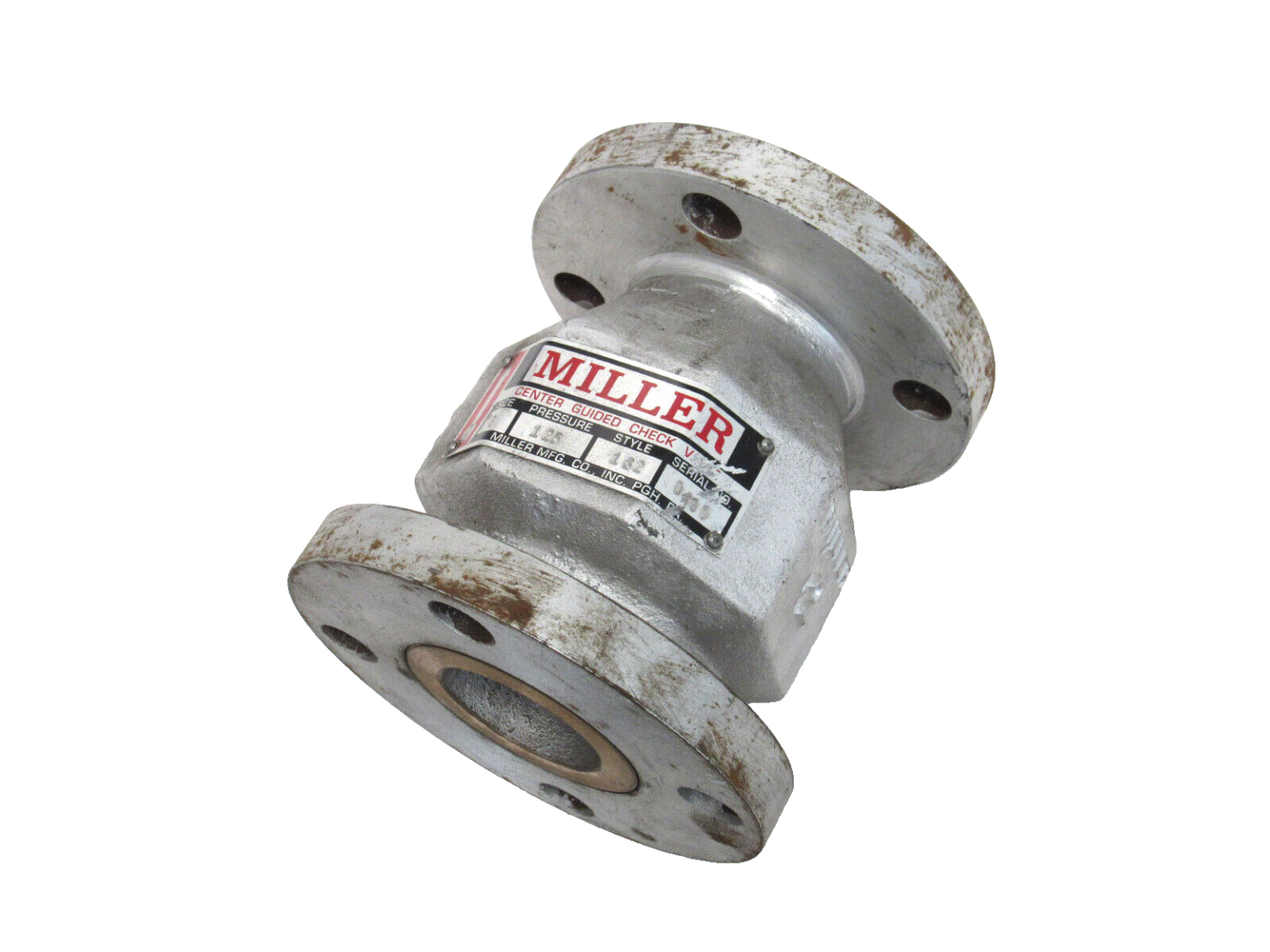 NEW MILLER 3" CHECK VALVE STLYE 162 - SB Industrial Supply, Inc.