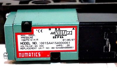 NEW NUMATICS 081SA4154000061 SOLENOID VALVE - SB Industrial Supply, Inc.