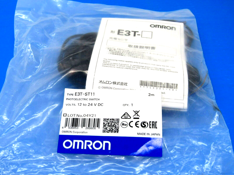 NEW OMRON E3T-ST11 PHOTOELECTRIC SWITCH E3TST11 - SB Industrial Supply ...