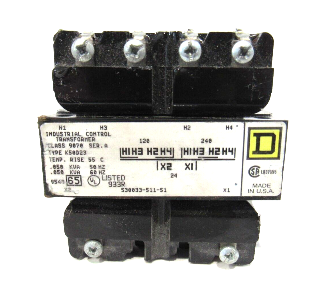 NEW SQUARE D 9070-K50D23 TRANSFORMER 9070K50D23 - SB Industrial Supply ...
