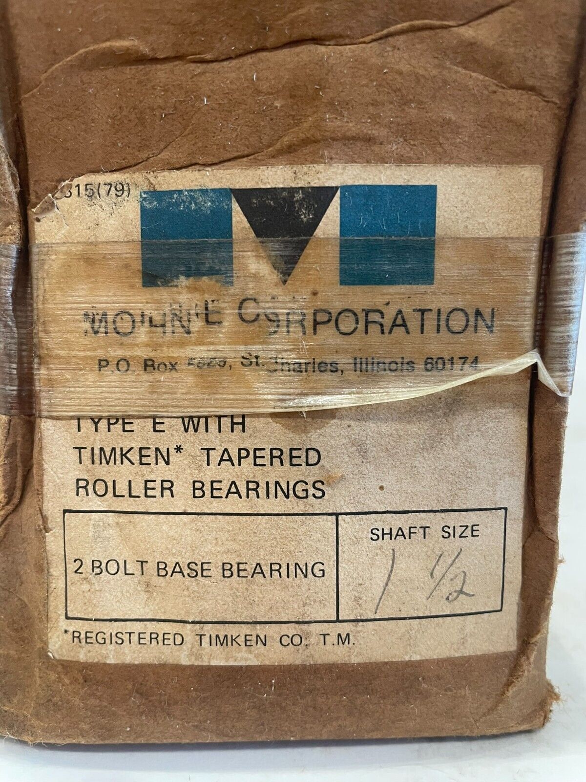 NEW TIMKEN 22150DE PILLOW BLOCK BEARING 1-1/2" SHAFT TYPE E - SB ...
