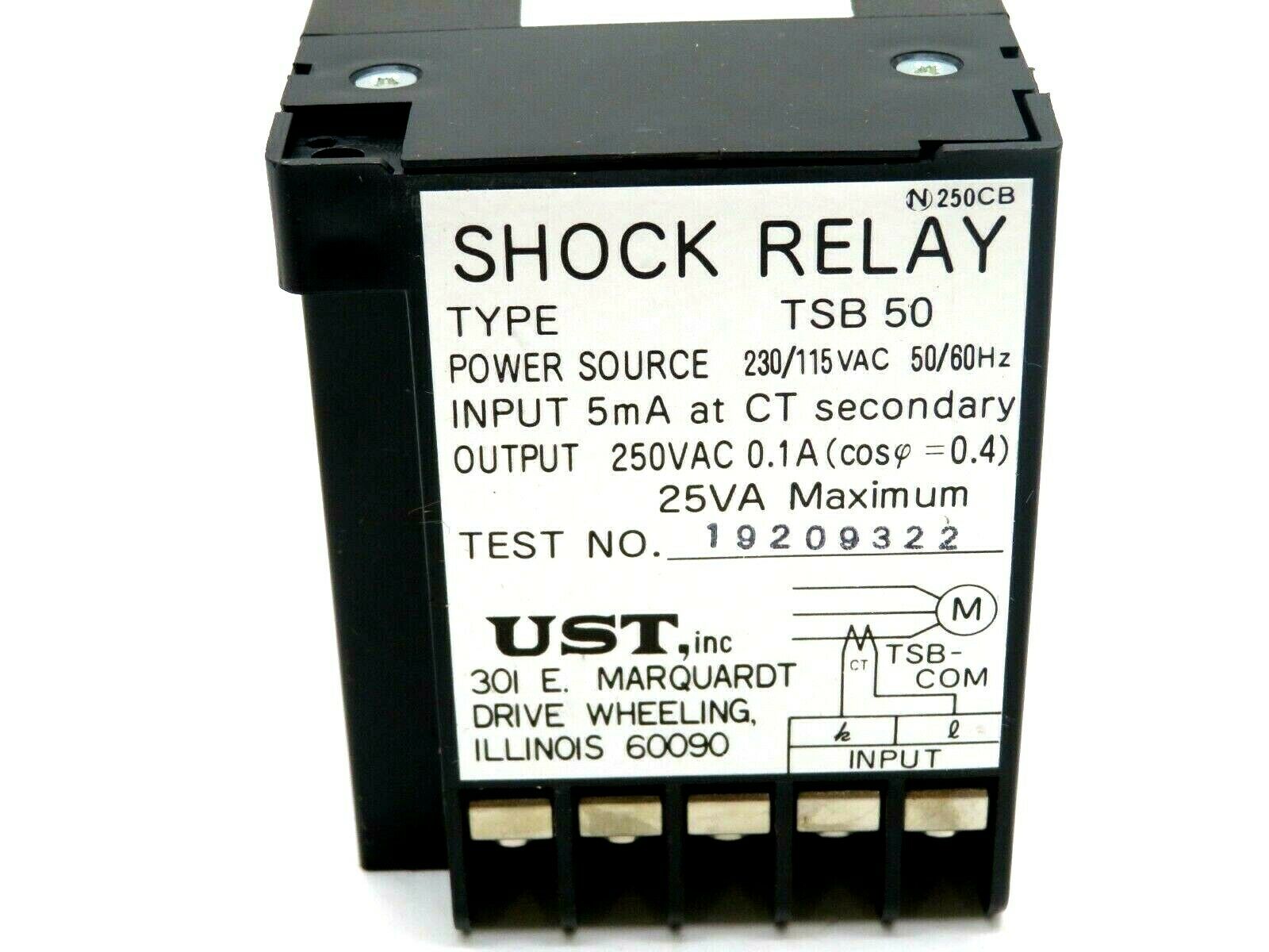 NEW TSUBAKI TSB 50 SHOCK RELAY TSB50 - SB Industrial Supply, Inc.