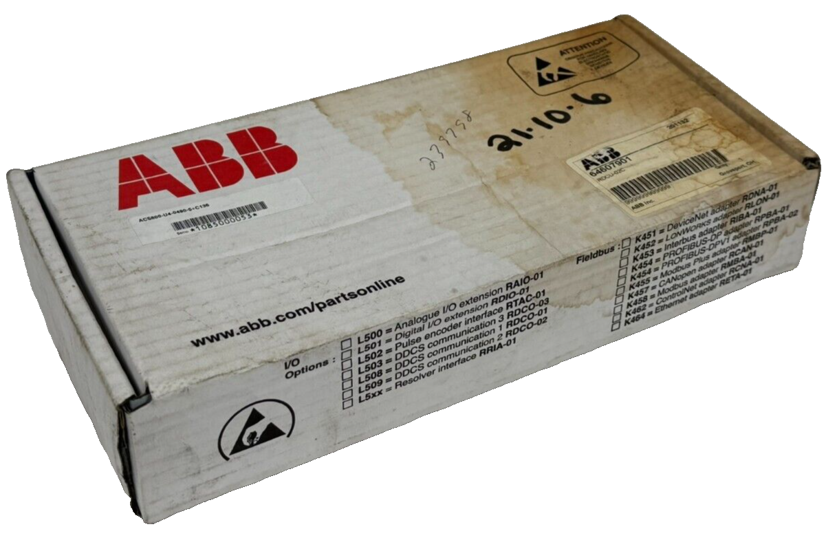 NEW ABB RDCU-02C DRIVE CONTROLLER 64607901 - SB Industrial Supply, Inc.