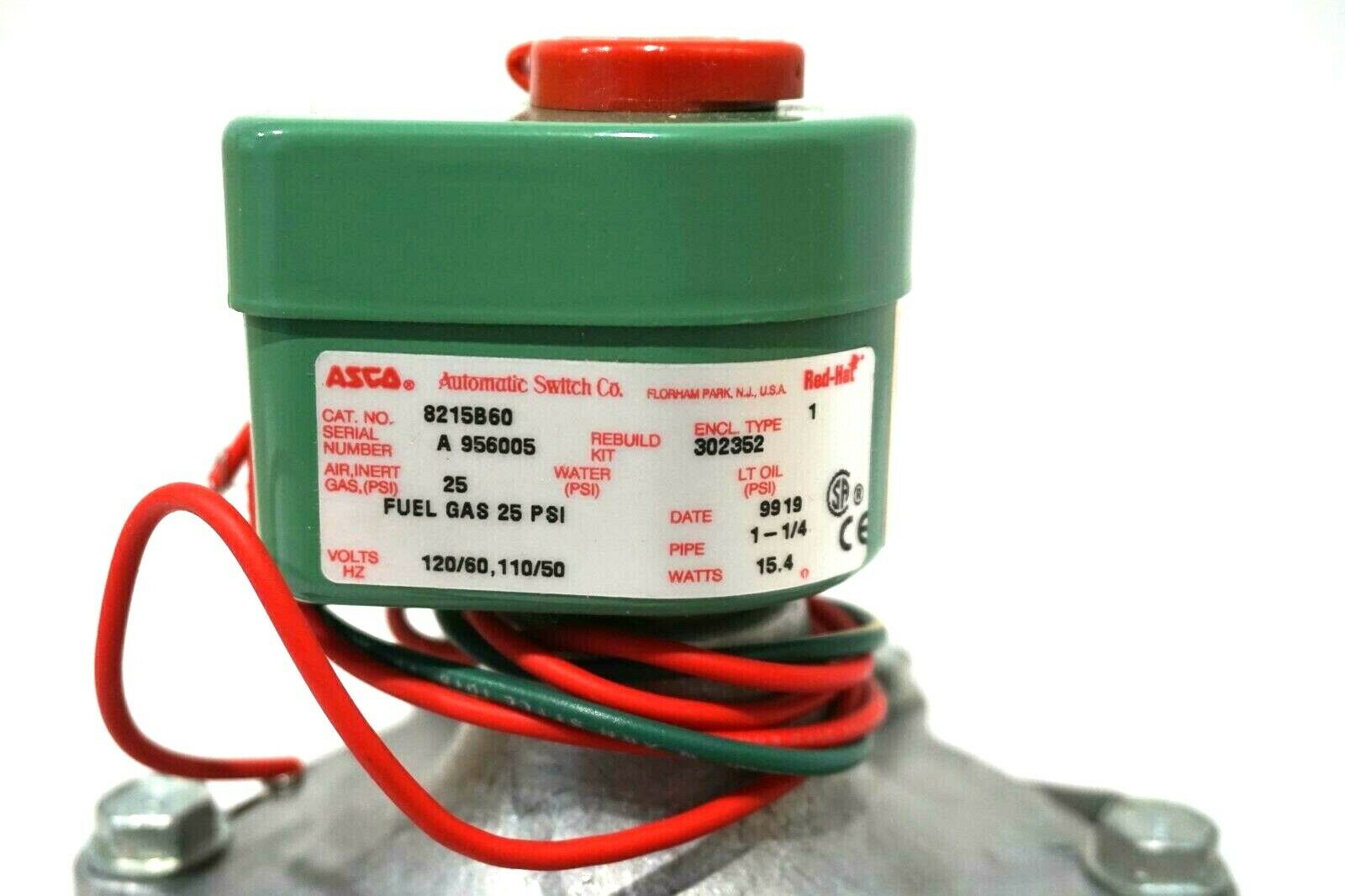 NEW ASCO 8215B60 SOLENOID VALVE 110/120V 50/60HZ - SB Industrial Supply ...