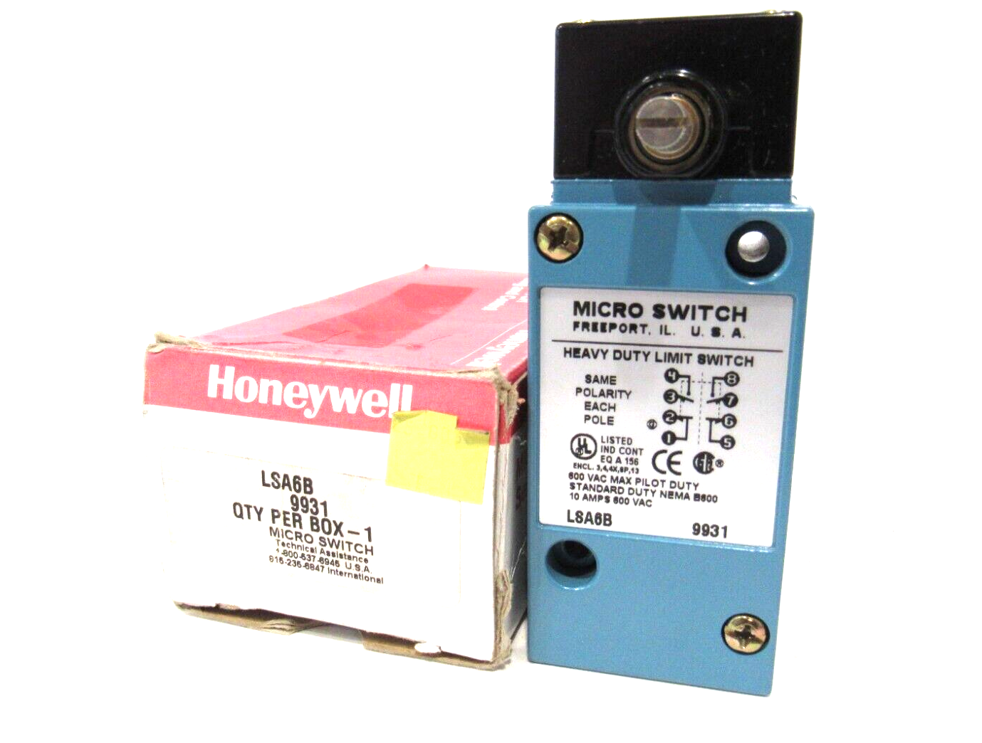NEW HONEYWELL LSA6B LIMIT SWITCH - SB Industrial Supply, Inc.