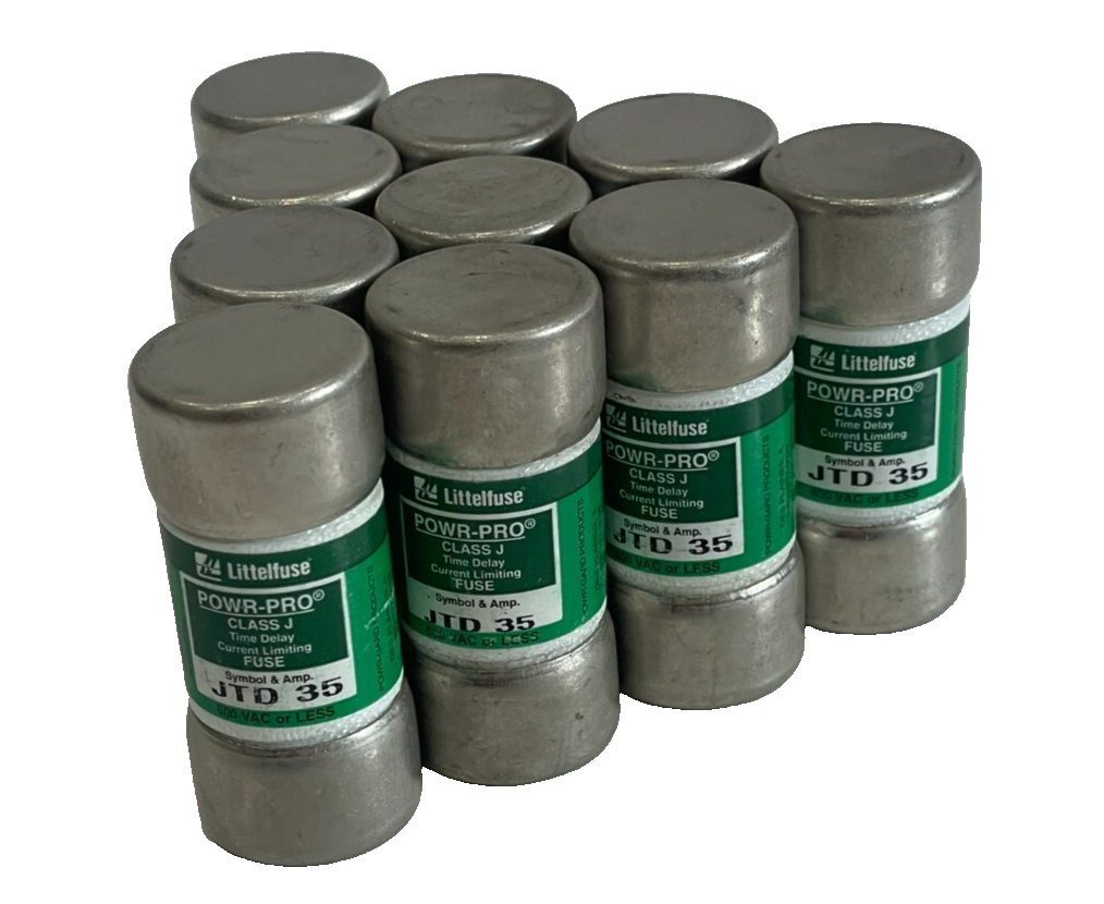 NEW LITTELFUSE JTD-35 POWER-PRO CLASS J FUSES JTD35 LOT OF 10 - SB Industrial Supply, Inc.