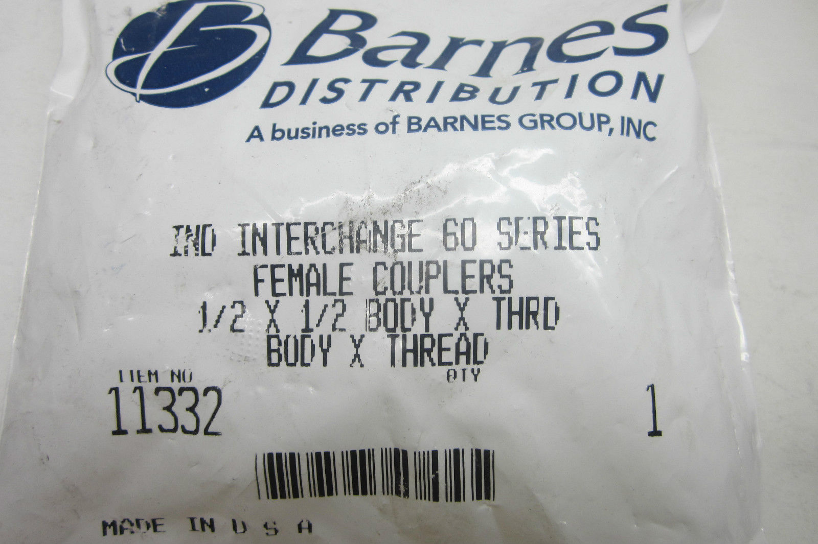 NEW PARKER 11332 FEMALE COUPLER - SB Industrial Supply, Inc.