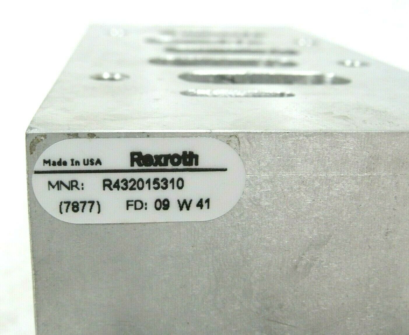 NEW REXROTH R432015310 MOUNTING PLATE - SB Industrial Supply, Inc.