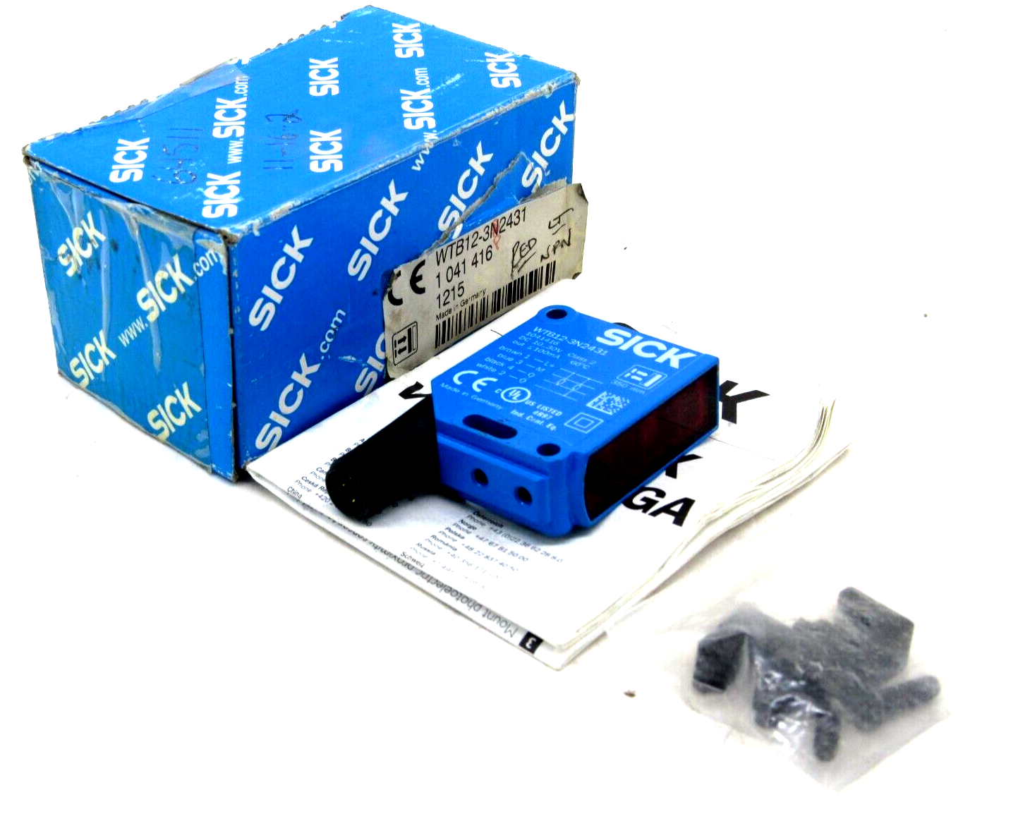 NEW SICK WTB12-3N2431 PHOTO ELECTRIC SENSOR 1041416 WTB123N2431 - SB ...