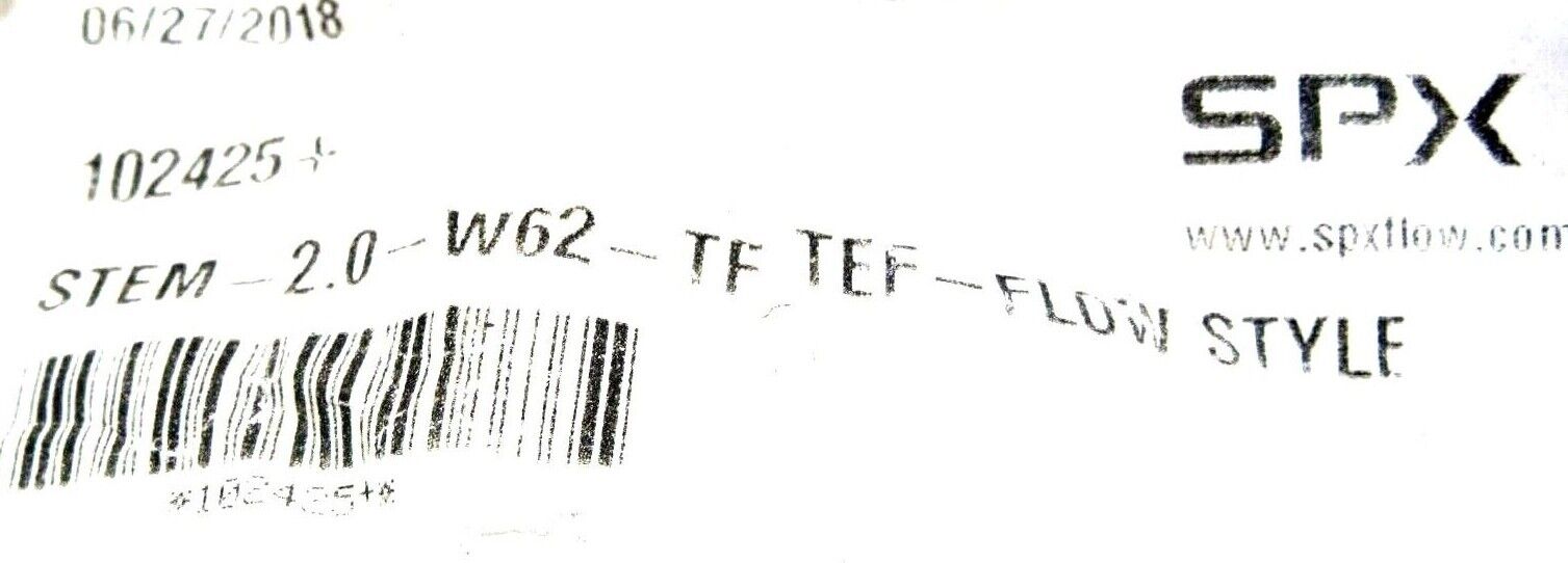 NEW SPX 102425+ STEM-2.0-W62-TF-TEF FLOW STYLE INSERT STEM20W62TFTEF ...
