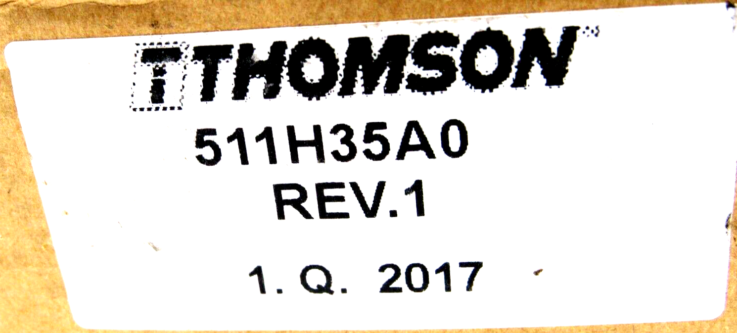 NEW THOMSON 511H35A0 REV 1 BEARING RUNNER BLOCK - SB Industrial Supply ...