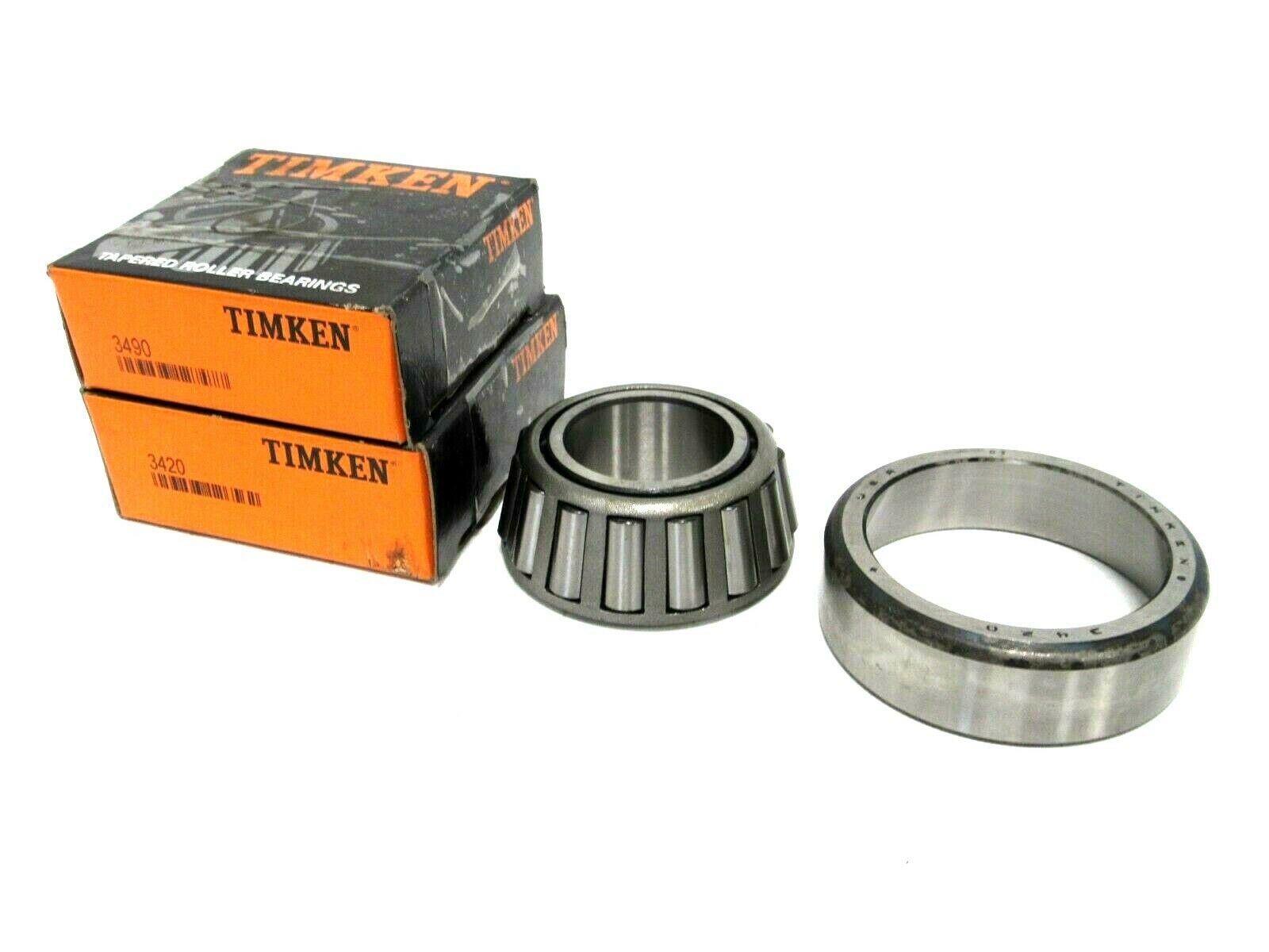 NEW TIMKEN 3490 TAPERED ROLLER BEARING AND 3420 RACE - SB Industrial ...