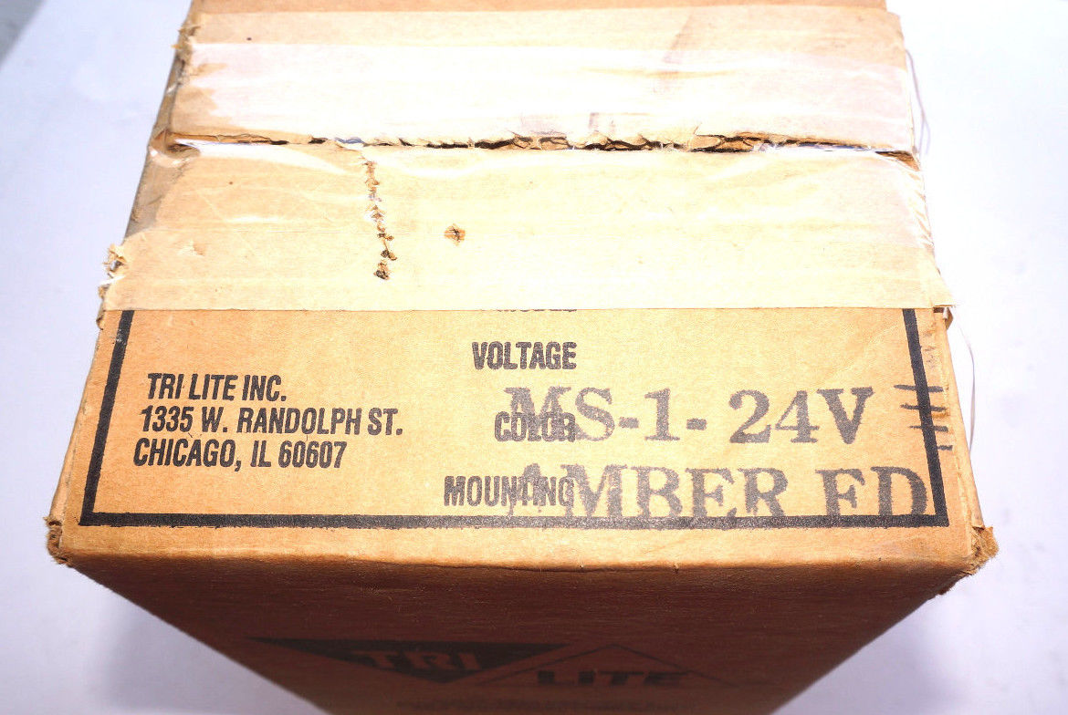 NEW TRI LITE MS-1 AMBER LIGHT 24V MS1 - SB Industrial Supply, Inc.