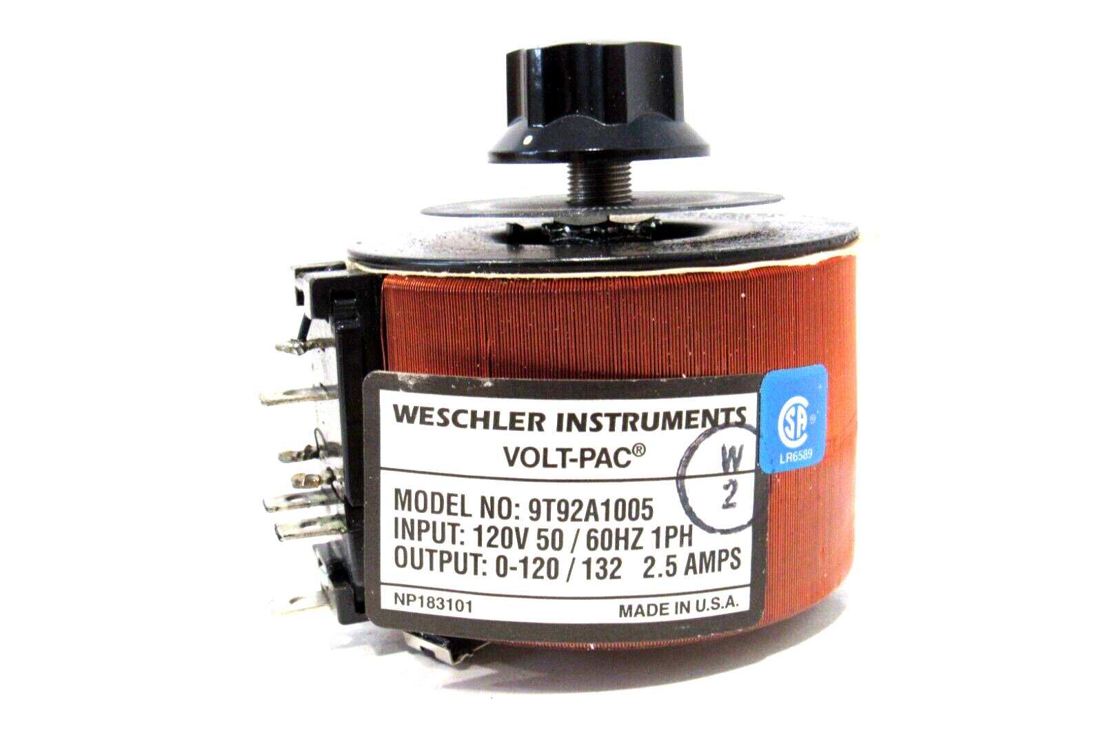 NEW WESCHLER 9T92A1005 TRANSFORMER - SB Industrial Supply, Inc.