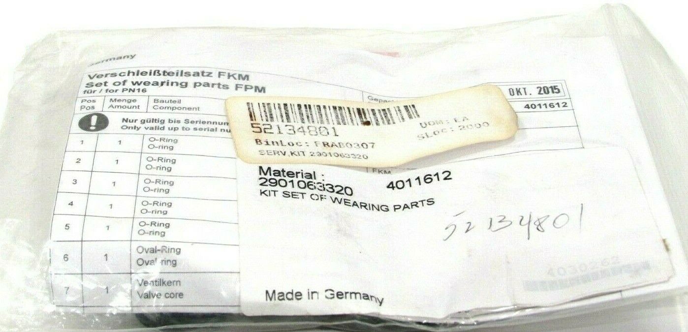NEW ATLAS COPCO 2901063320 4011612 KIT SET OF WEARING PARTS - SB ...
