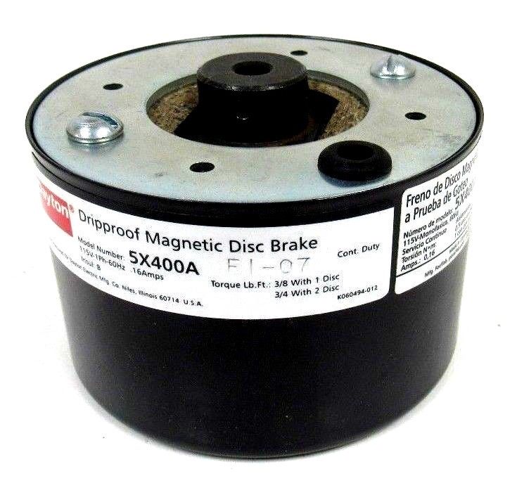 NEW DAYTON 5X400A MAGNETIC DISC BRAKE - SB Industrial Supply, Inc.