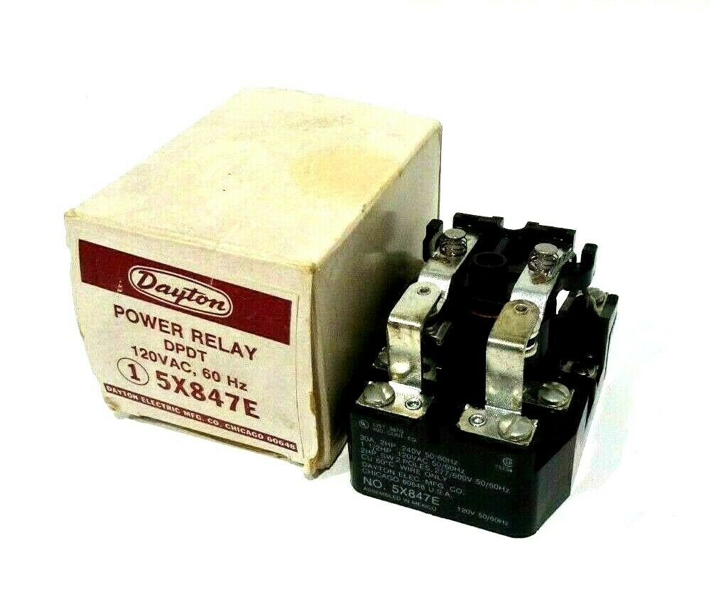 NEW DAYTON 5X847E POWER RELAY - SB Industrial Supply, Inc.