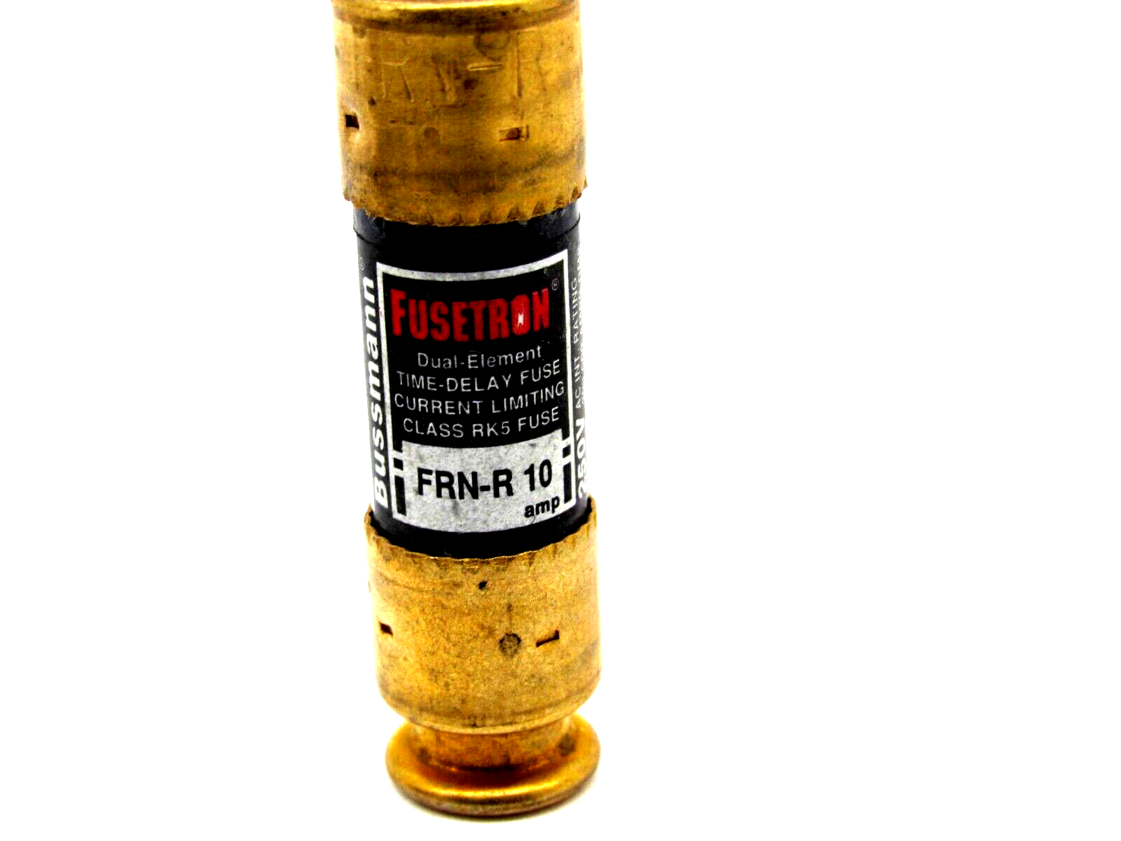 NEW LOT OF 10 BUSSMANN FUSETRON FRN-R-10 FUSES FRNR10 - SB Industrial ...